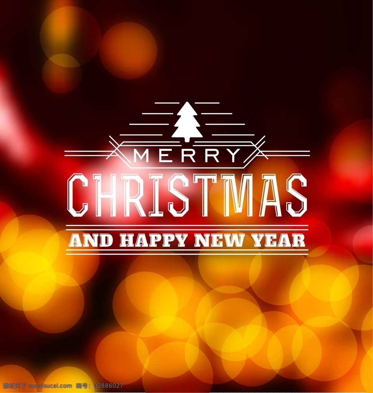 圣诞快乐新年背景矢量素材图片下载-素材编号02886027-素材天下图库