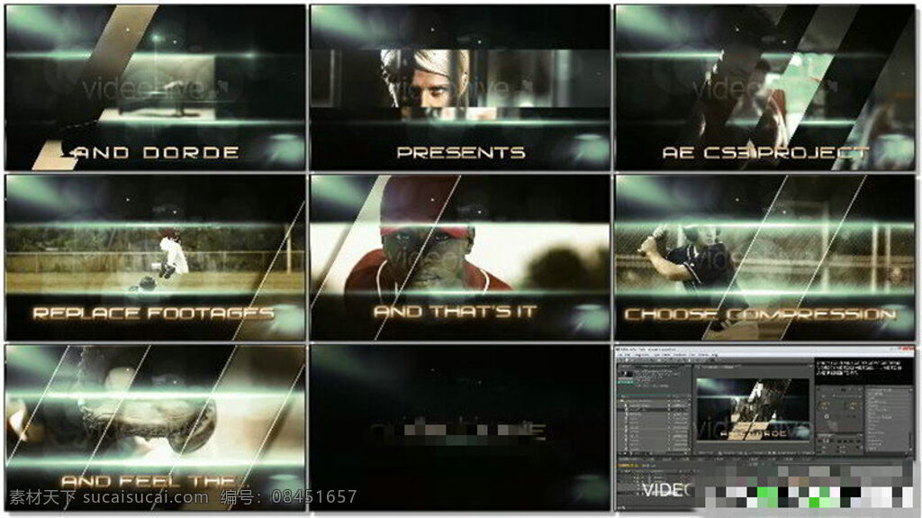 紧张震撼的宣传片头AE模板素材图片下载-素材编号08451657-素材天下图库